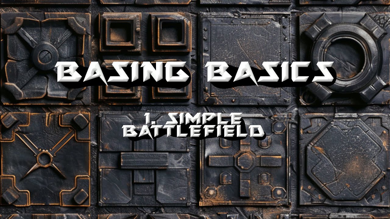 BASING BASICS || Transforming Warhammer Miniatures: Painting The Bases Like A Pro! - YouTube