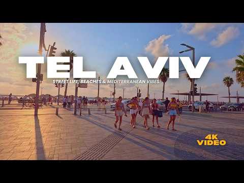 THIS IS TEL AVIV 🇮🇱 | BUSY STREETS, BEACH LIFE & SUNSET VIBES 🥇
