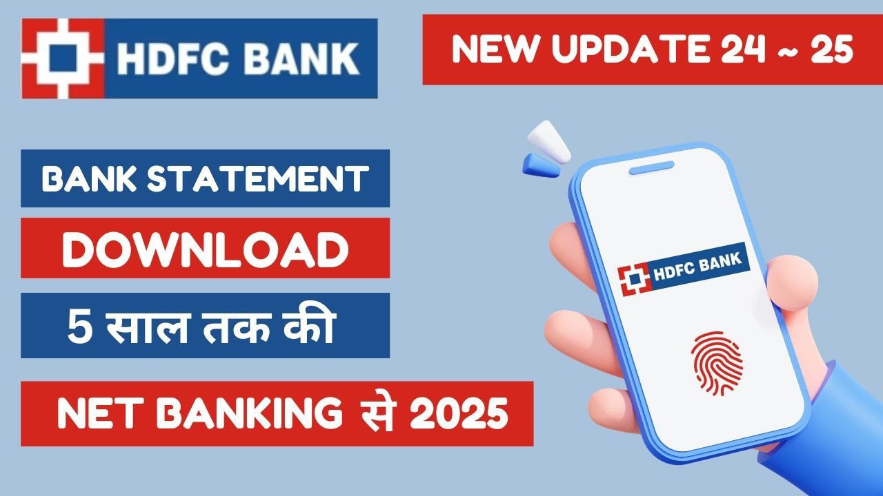 hdfc net banking se statement kaise nikale | hdfc bank account | #bank ...