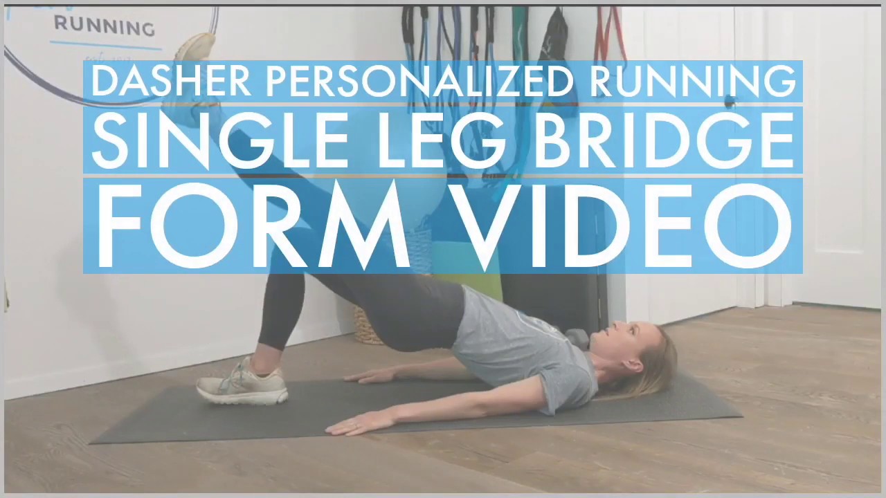 How to Correctly Perform the Single Leg Bridge - YouTube