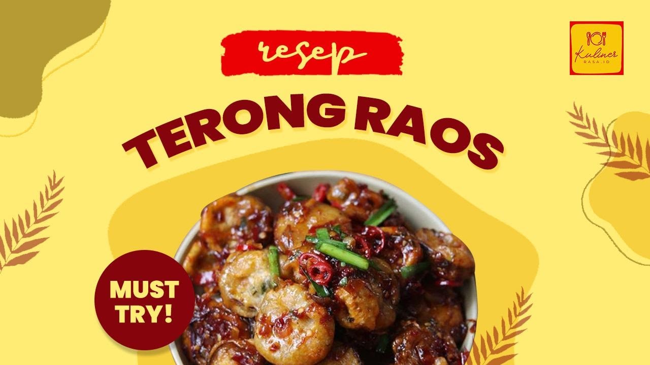 Resep Terong Raos khas Bandung - YouTube