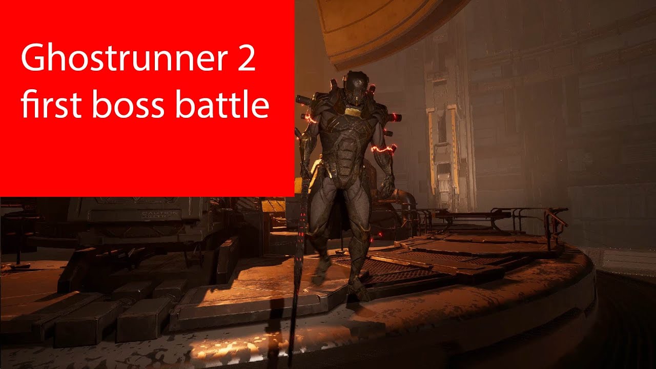 Ghostrunner 2 gameplay | first boss battle - YouTube