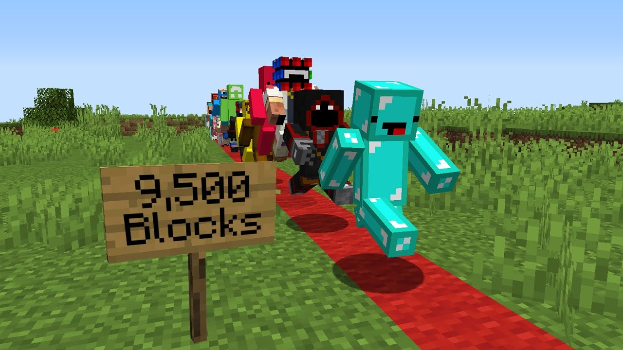 i made 100 kids run 10,000 blocks - YouTube