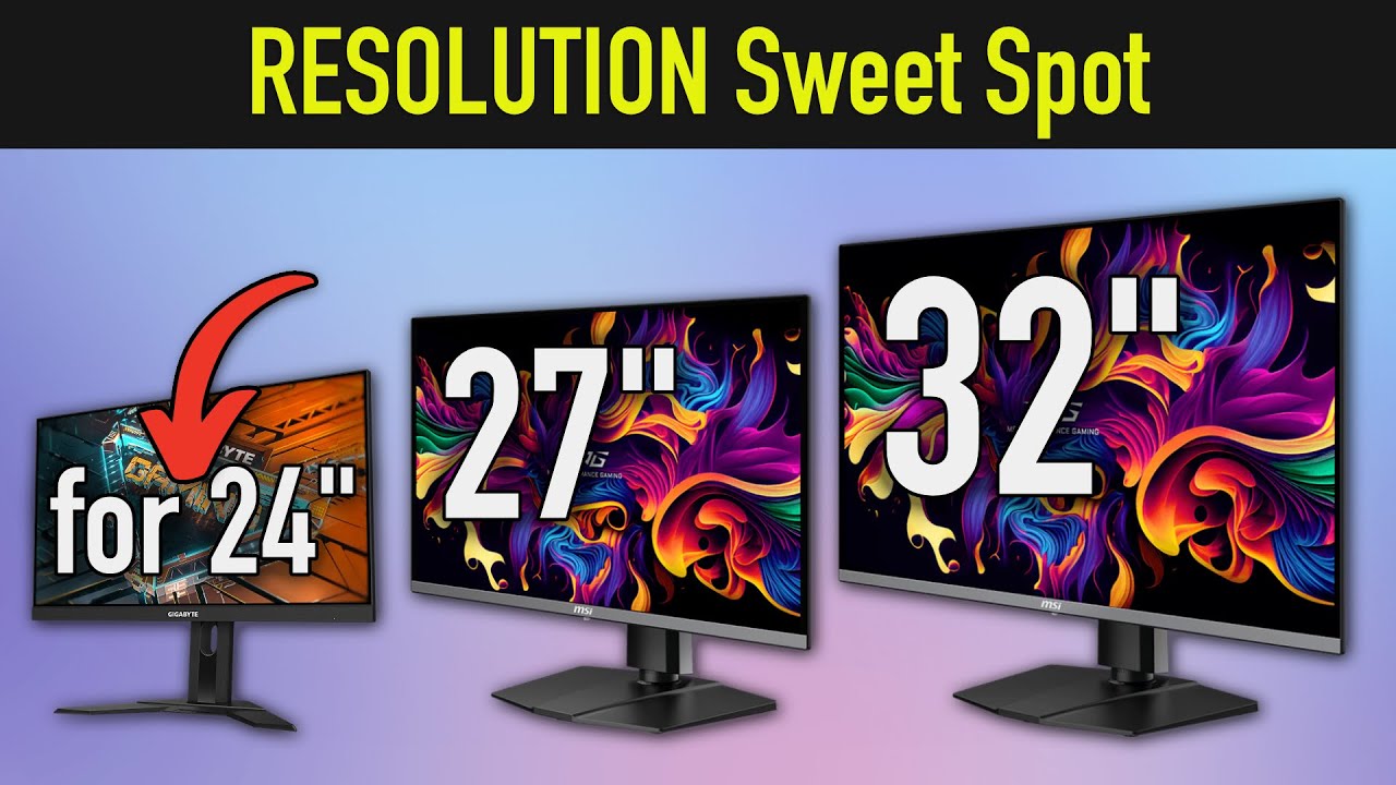 Your Guide To Buying The Perfect Monitor 24 Vs 27 Vs 32 inch For 1080p