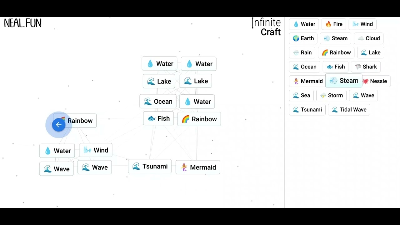 How to make Tidal wave in infinite craft (no I'm not quitting gd) - YouTube