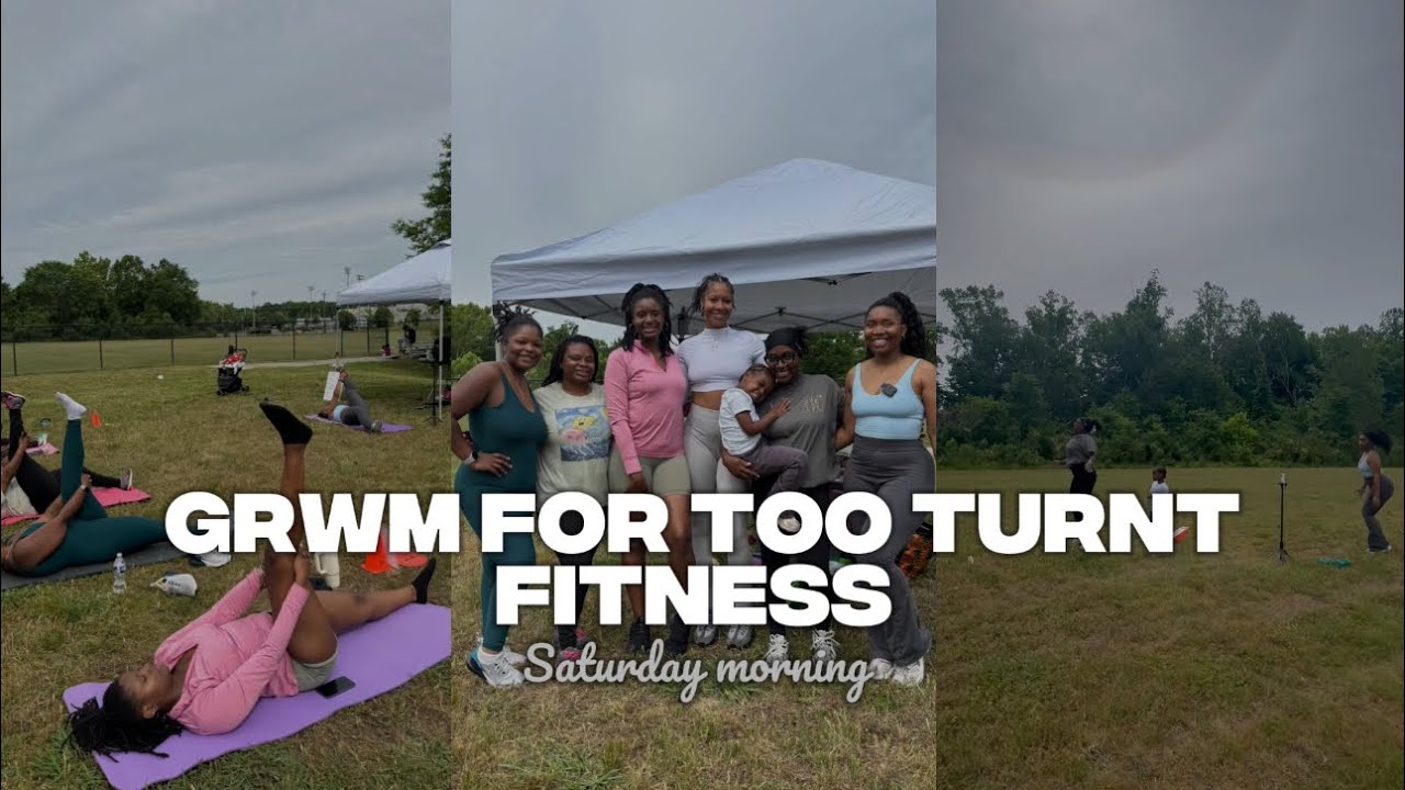 GRWM For my Saturday Workout with Too Turnt Fitness - YouTube