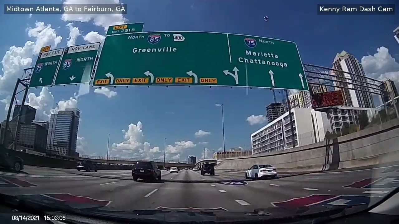 Midtown, Atlanta, GA to Fairburn, Gerogia; August 2021 - YouTube