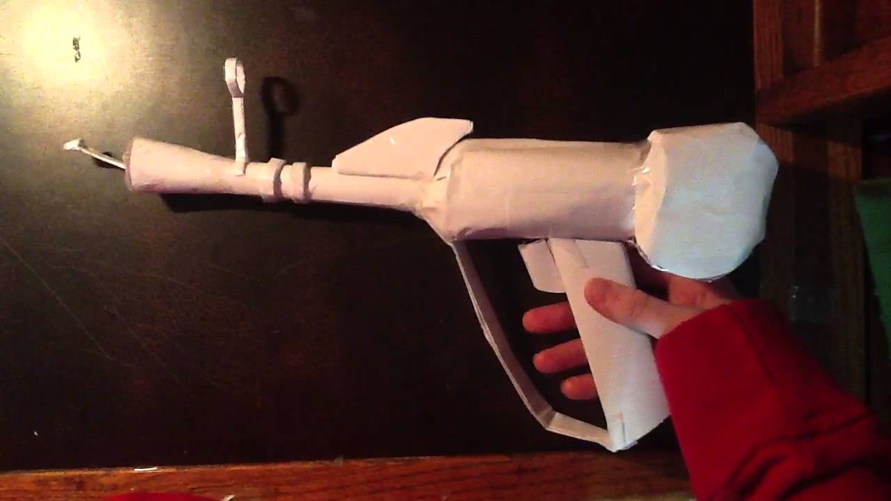 Paper ray gun - YouTube
