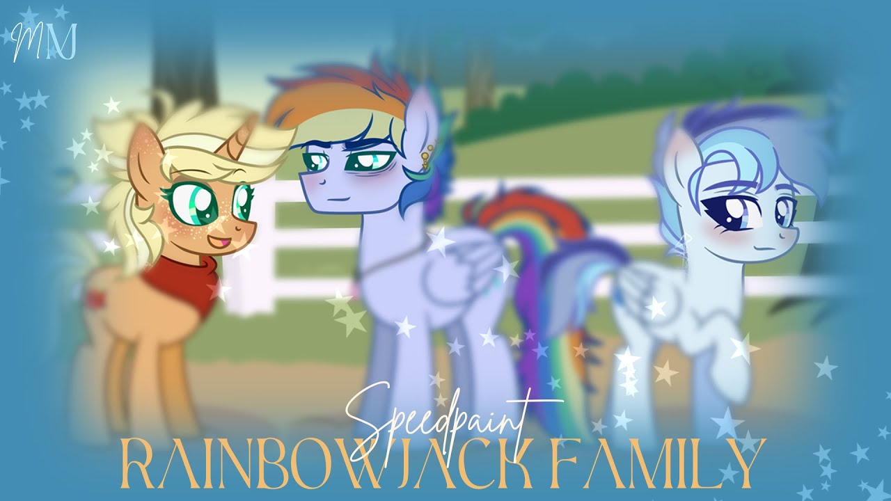 [MLP Next Gen] Speedpaint | Rainbowjack Family | AureaVerse S2 | Miss ...