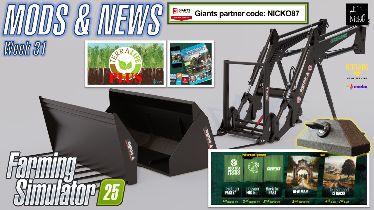 📰 Mods News & FARMING SIMULATOR 25 - 31 - SIGMA 4, Road Map di EDO per ...
