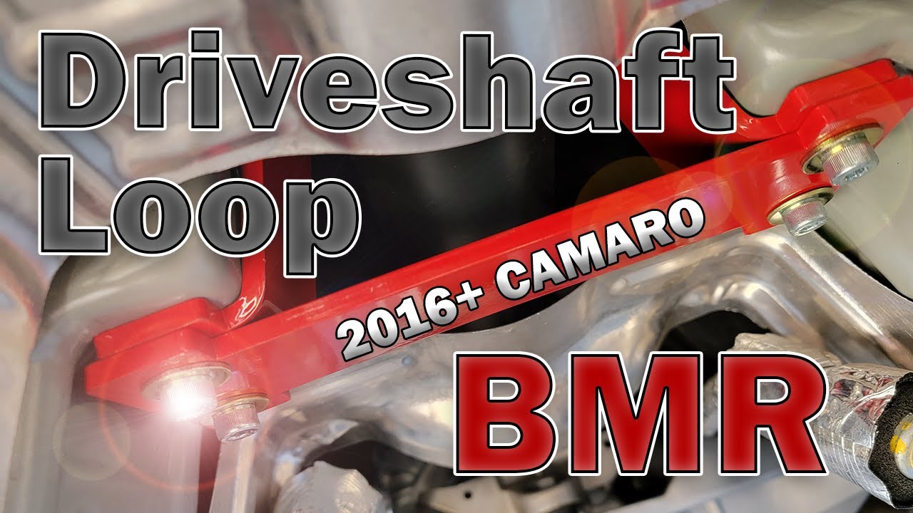 BMR Suspension Driveshaft Safety Loop 6th Gen Camaro | DSL019 Install ...