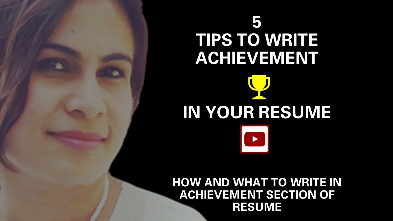 Achievements to List On Your Resume In 2020|Why to write achievement ...