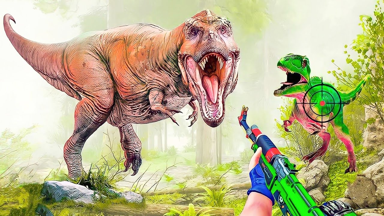 New Dinosaur Game Fps Dino Hunting Game Android Gameplay Dino Hunter ...