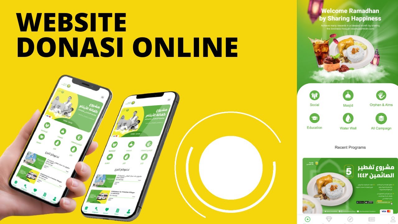 Pembuatan Website Donasi Online Keren..! ,Multi Bahasa, Multi Currency ...