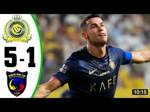 Ronaldo Goals️‍🔥Al Nassr vs  Al Hazem 1-5 Highlights & All Goal HD Ronaldo 850 goal / Saudi league