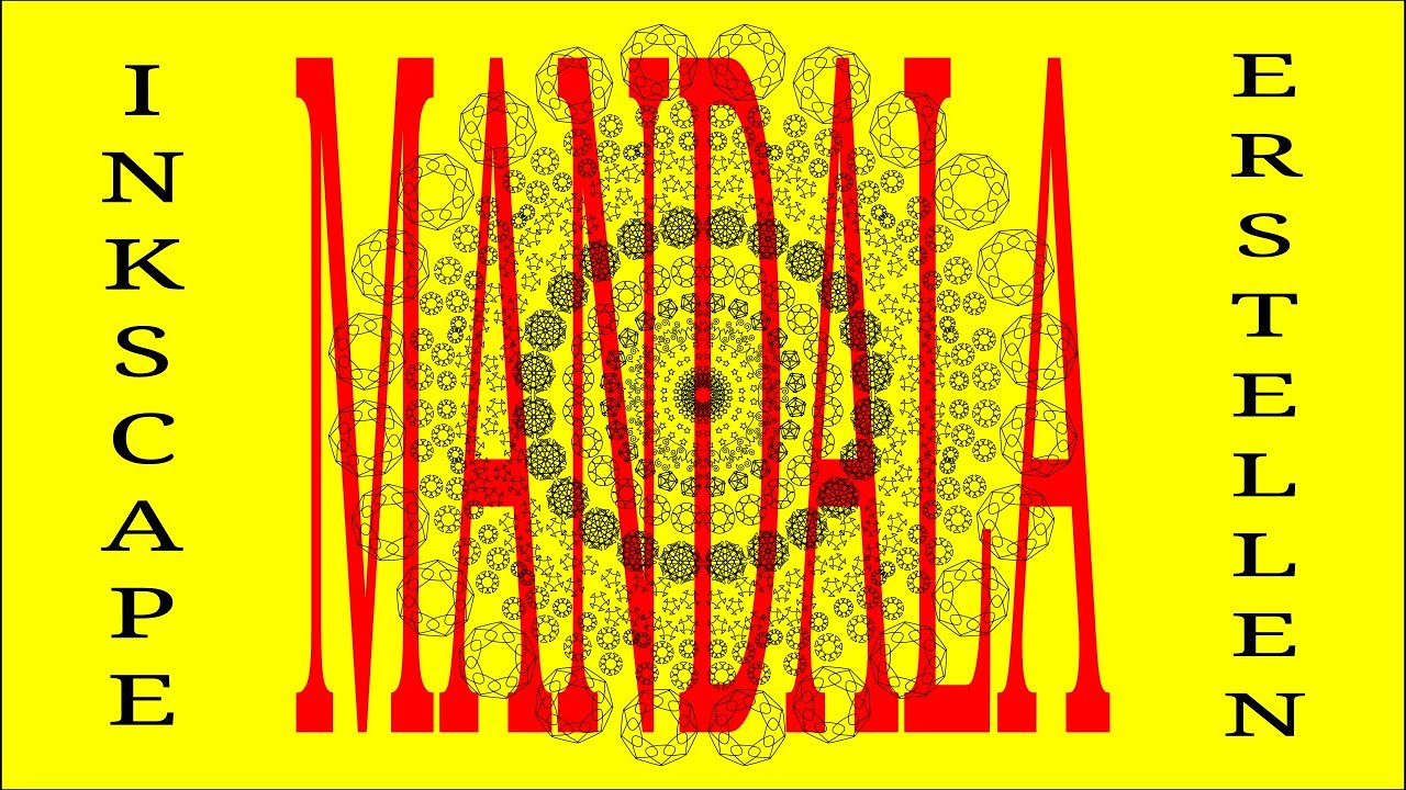 Inkscape Mandala erstellen Tutorial deutsch - YouTube