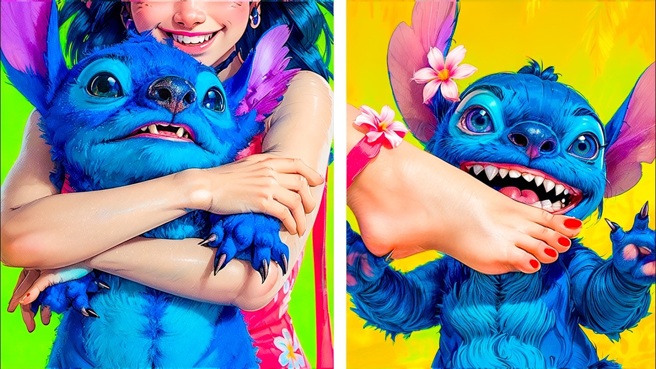 LILO & STITCH in Real Life! How to Become STITCH - YouTube