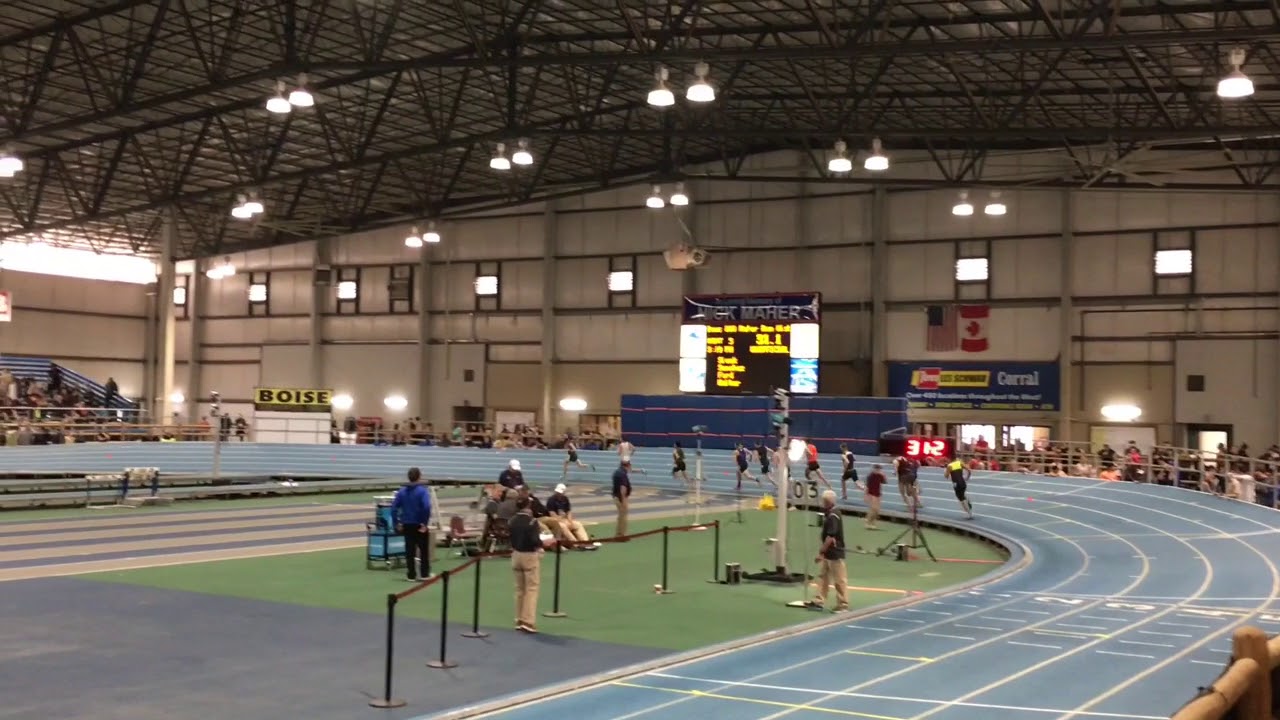 Boys 800m Final NIKE Boise Indoor 2018 - YouTube