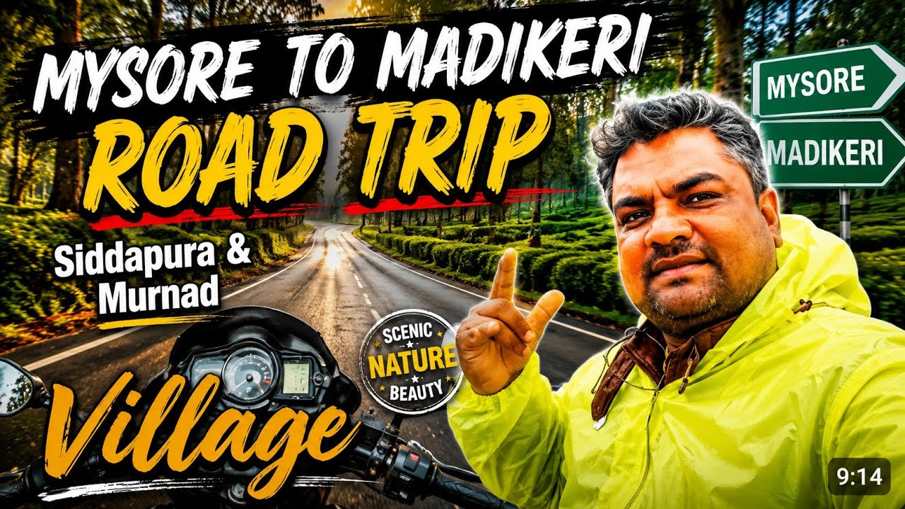 Mysore To Madikeri Road Trip || Murnad &Siddapura Village - YouTube