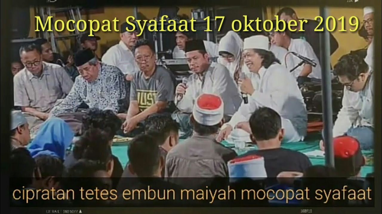 MOCOPAT SYAFAAT 17 OKTOBER 2019 - YouTube