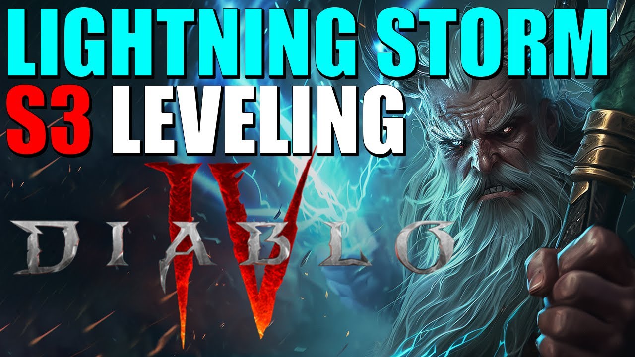 Diablo 4 - Druid LIGHTNING STORM Leveling Build Guide for SEASON 3 ...