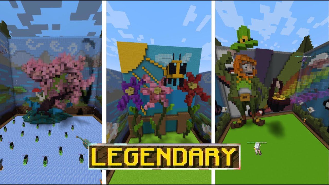 PRO MODE SPRING THEMES!!! (Hypixel Build Battle) - YouTube