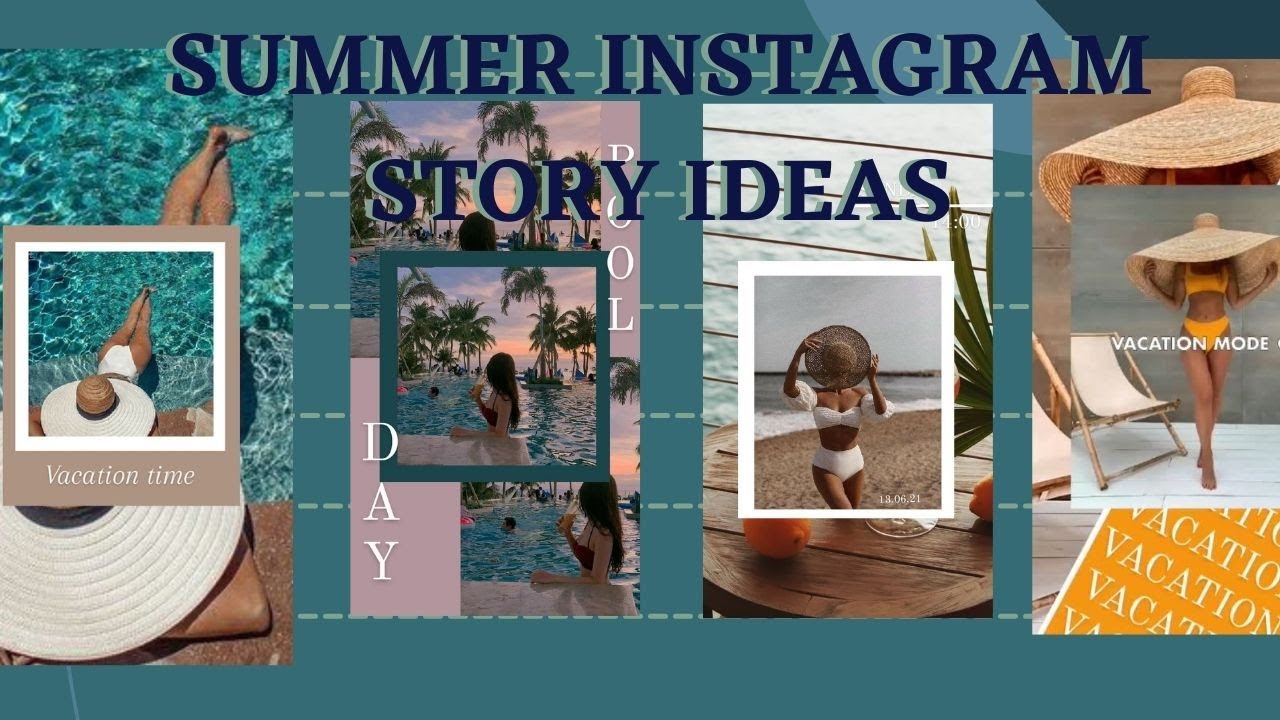 SUMMER INSTAGRAM STORY IDEAS| Using ig app only - YouTube