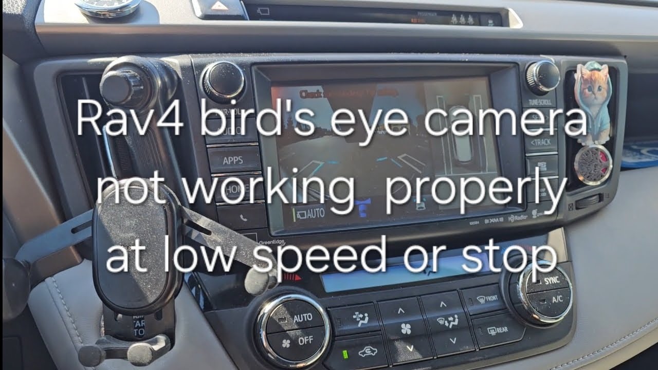 2018 Rav4 360 camera not working properly - YouTube