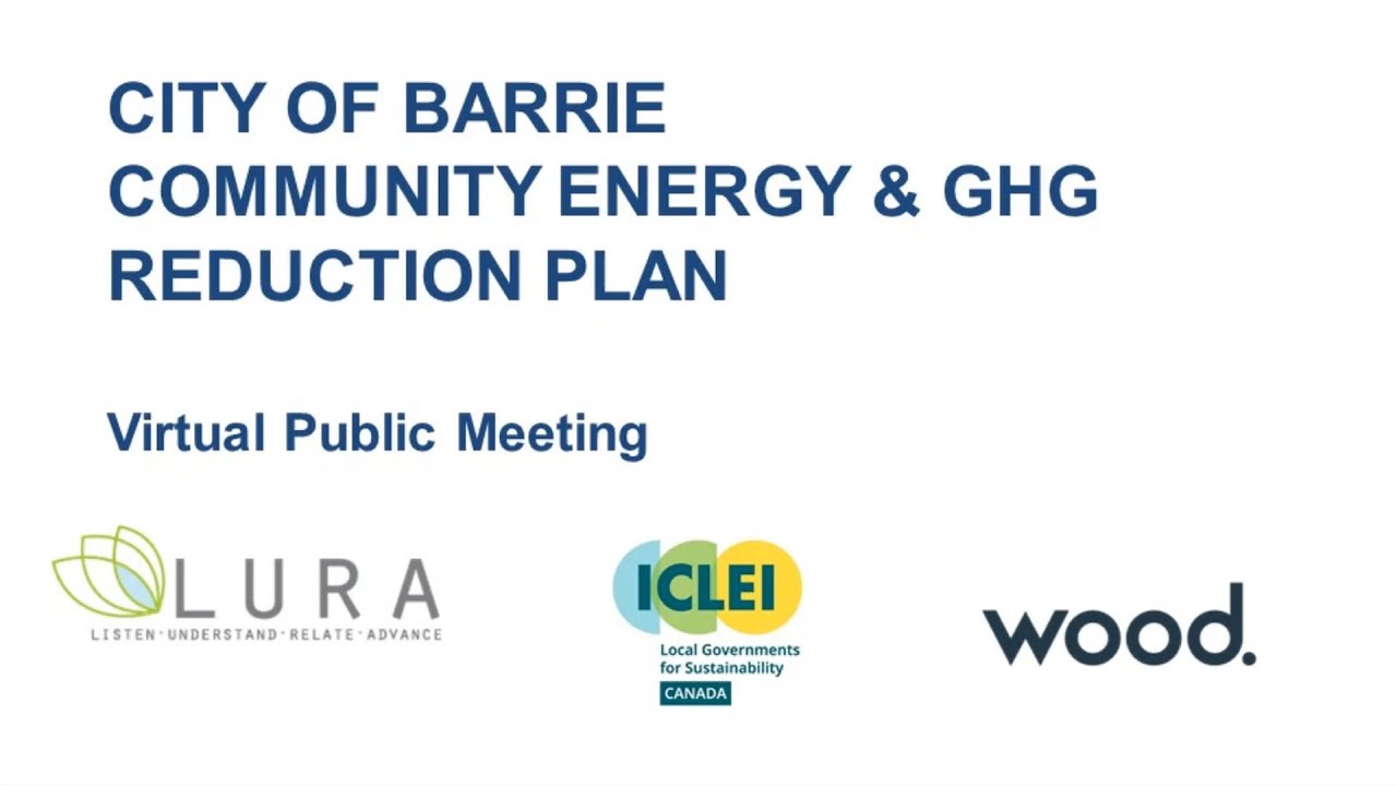 Community Energy & Greenhouse Gas Reduction Plan Presentation - YouTube