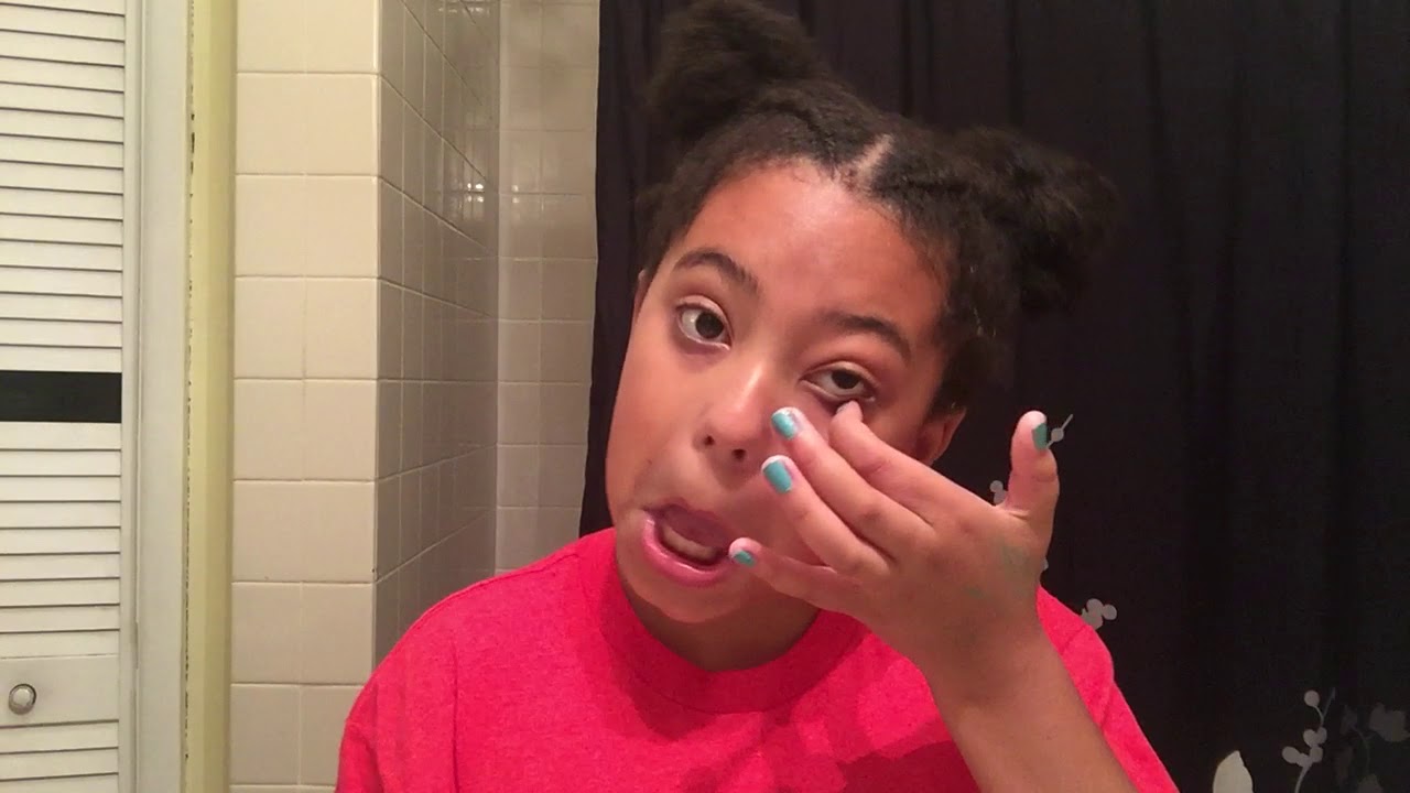 3rd grade makeup and skin care tutorial - YouTube