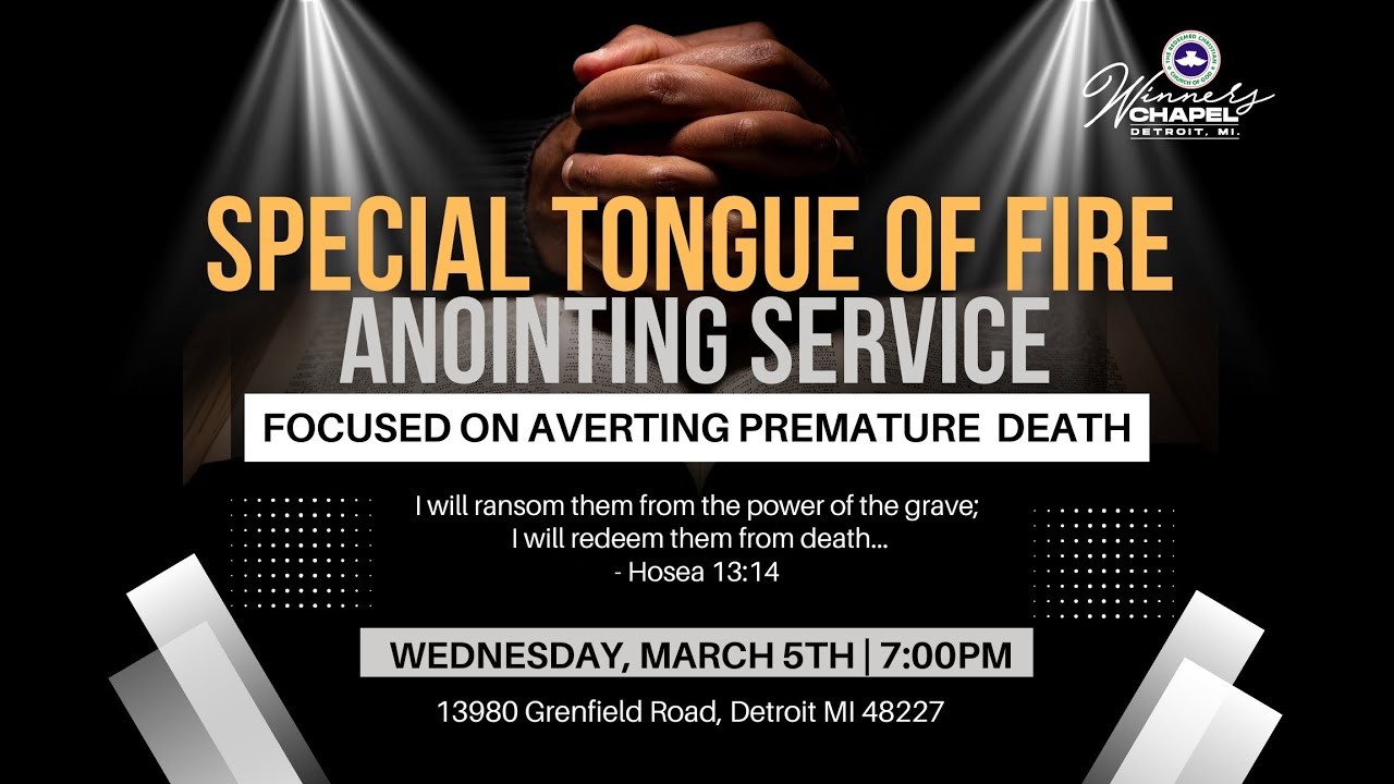 Special Tongues of Fire Anointing Service | March 5th, 2025 - YouTube