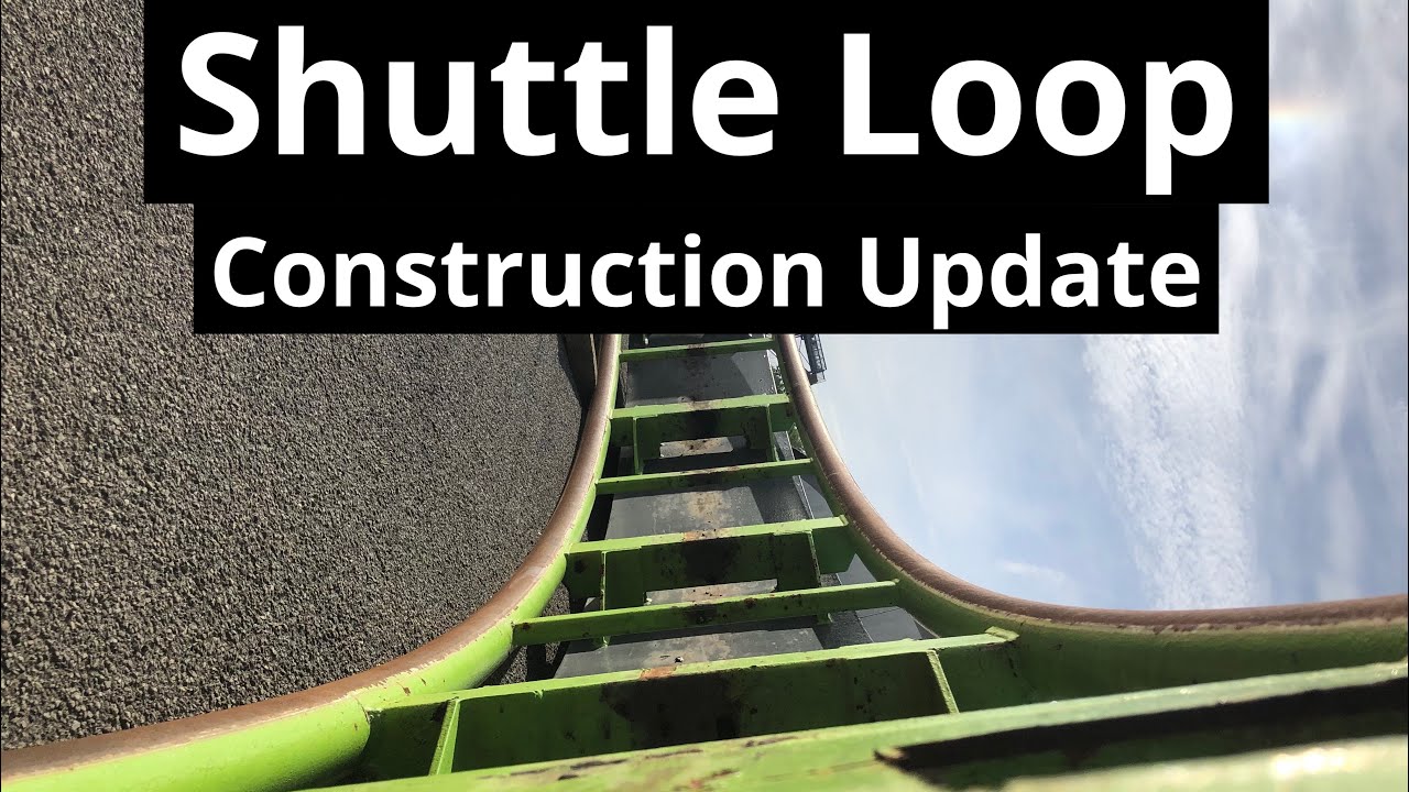 Schwarzkopf Shuttle Loop (Construction Update) || Niagara Amusement ...