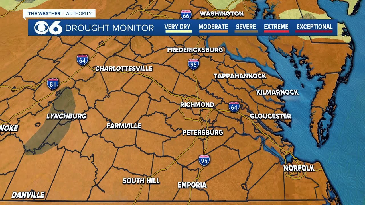 Latest drought monitor update for Virginia 'is not good,' meteorologist ...