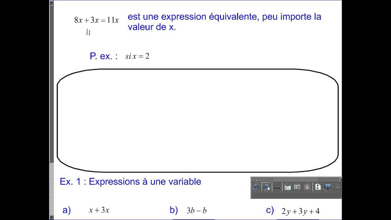 MPM1D 6 1 Regroupement de termes semblables - YouTube