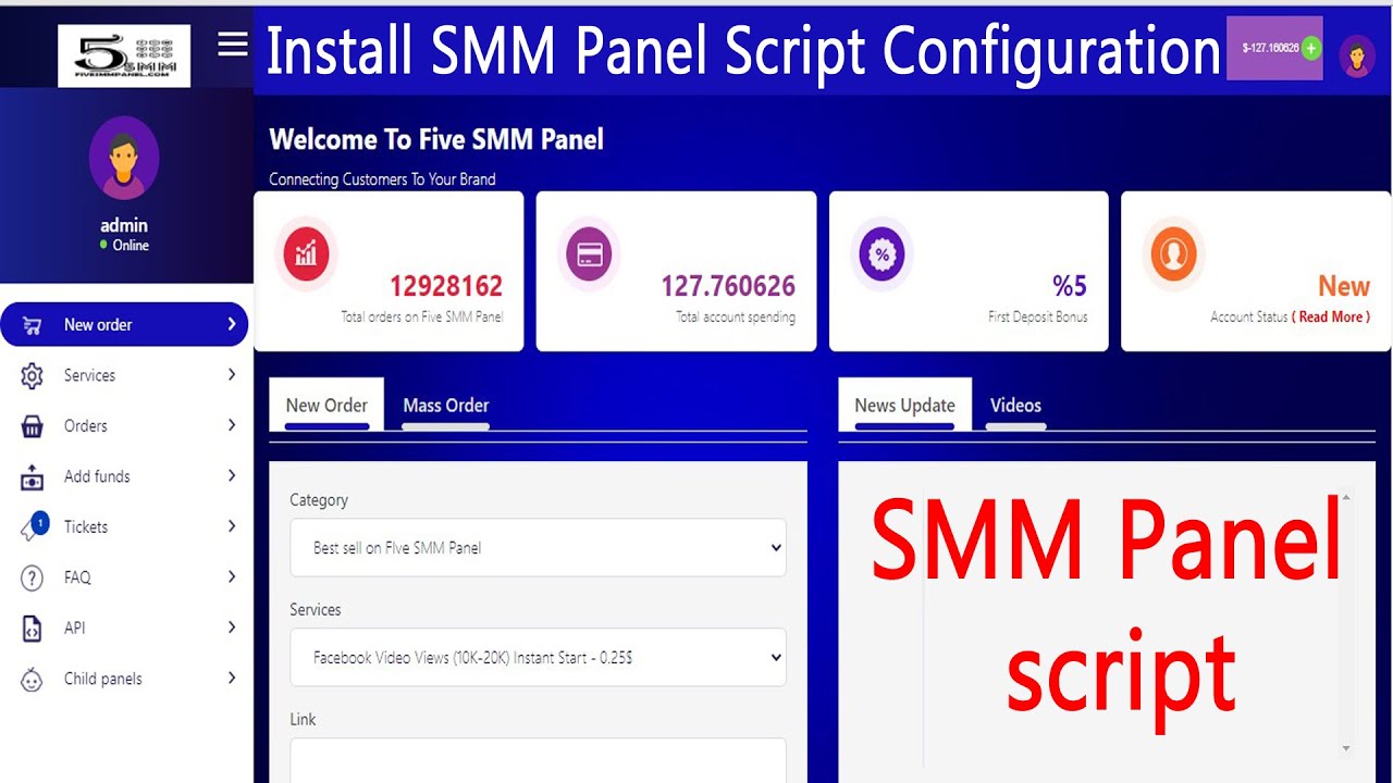 How To Install SMM Panel Script Configuration Full Smm Child Panel Tutorial Bangla Jast Go Edit ...