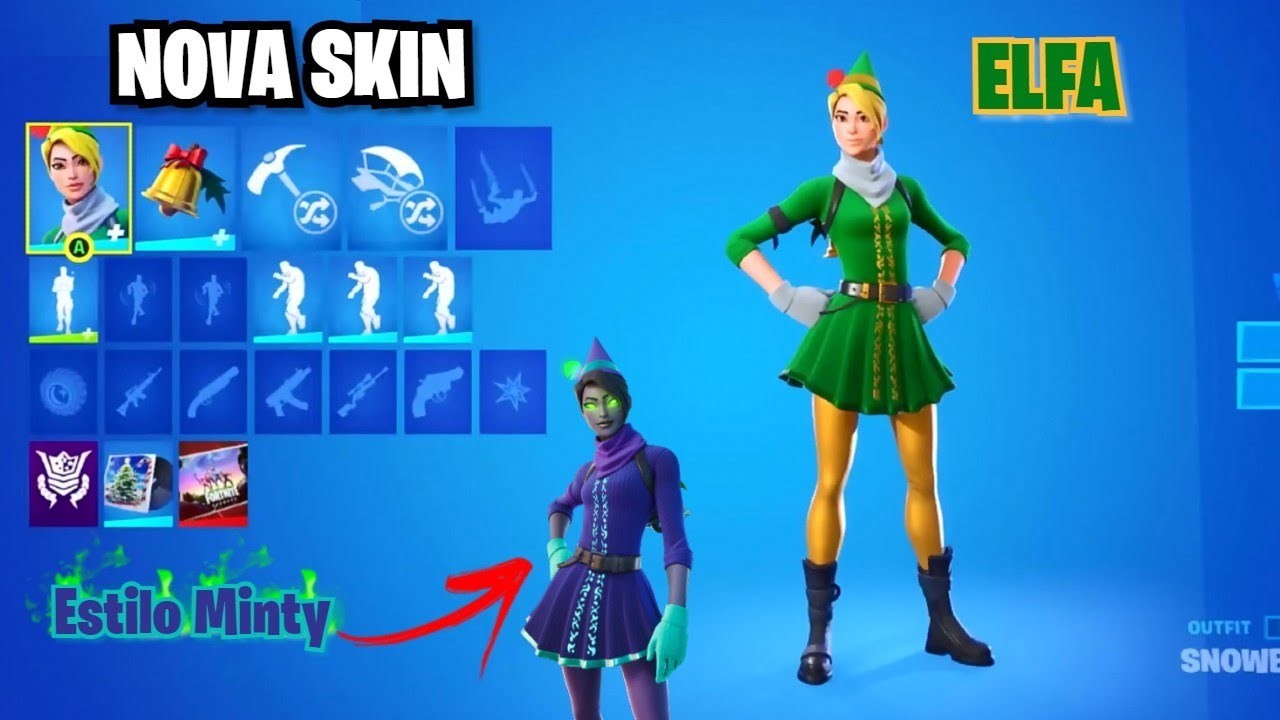 NOVA SKIN BELA NEVADA - FORTNITE - YouTube
