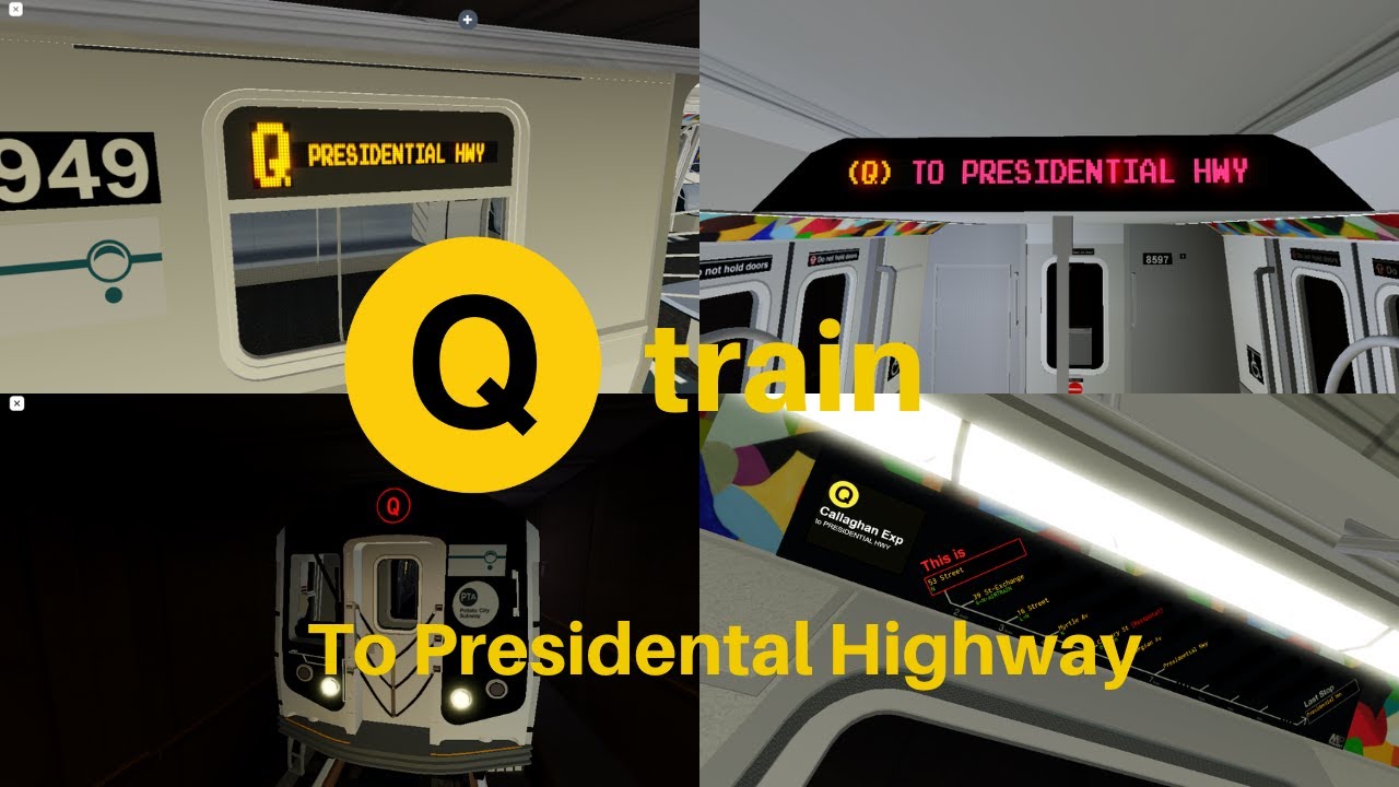 Q Express train to Presidental Highway - YouTube