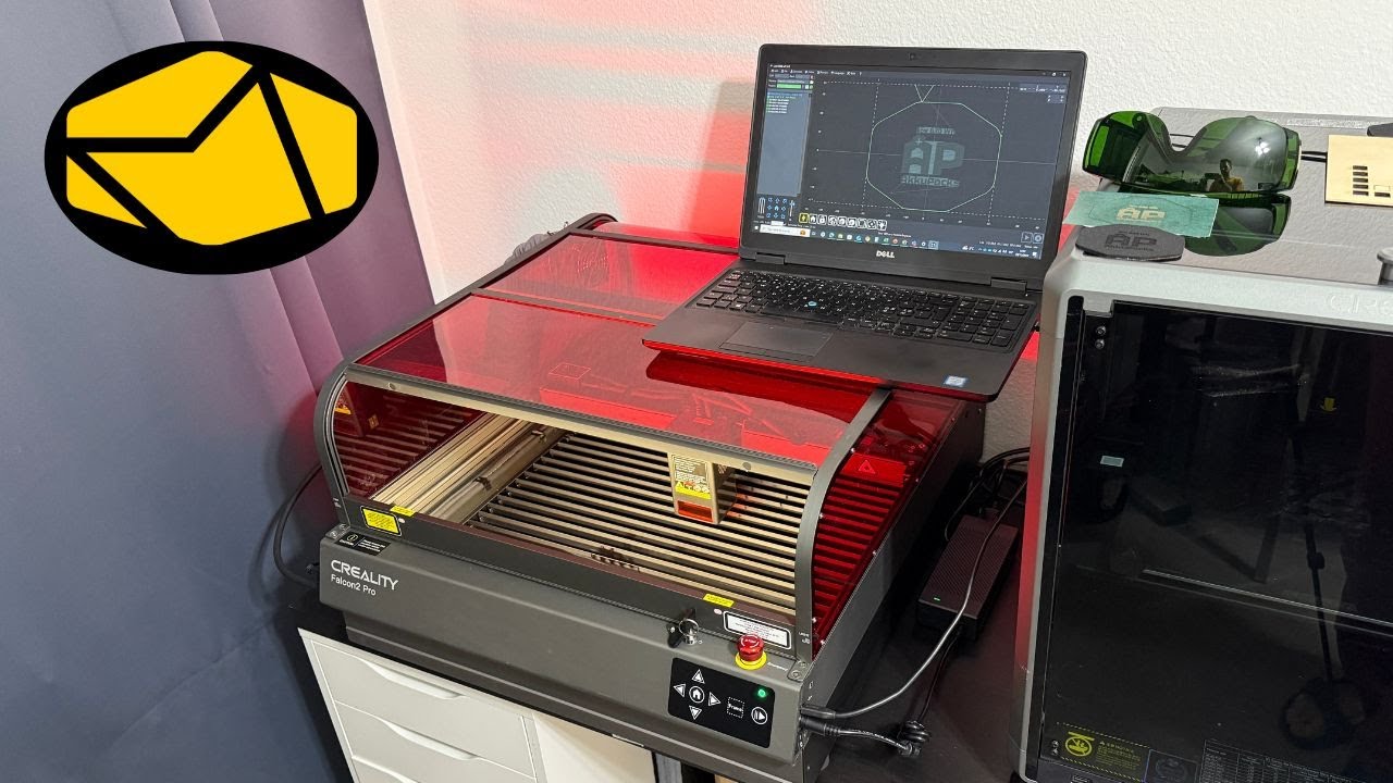Creality Falcon 2 Pro 22W: Pruebas de Corte y Grabado + Código G con ...