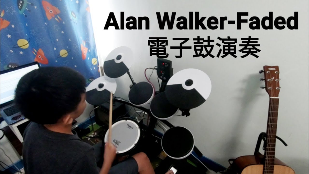 【IAN LU】Alan Walker-Faded （IAN LU cover) 【Drum Cover】 - YouTube