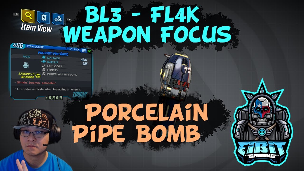 BORDERLANDS 3 - Best Grenade? AFTER NERF PORCELAIN PIPE BOMB Grenade ...