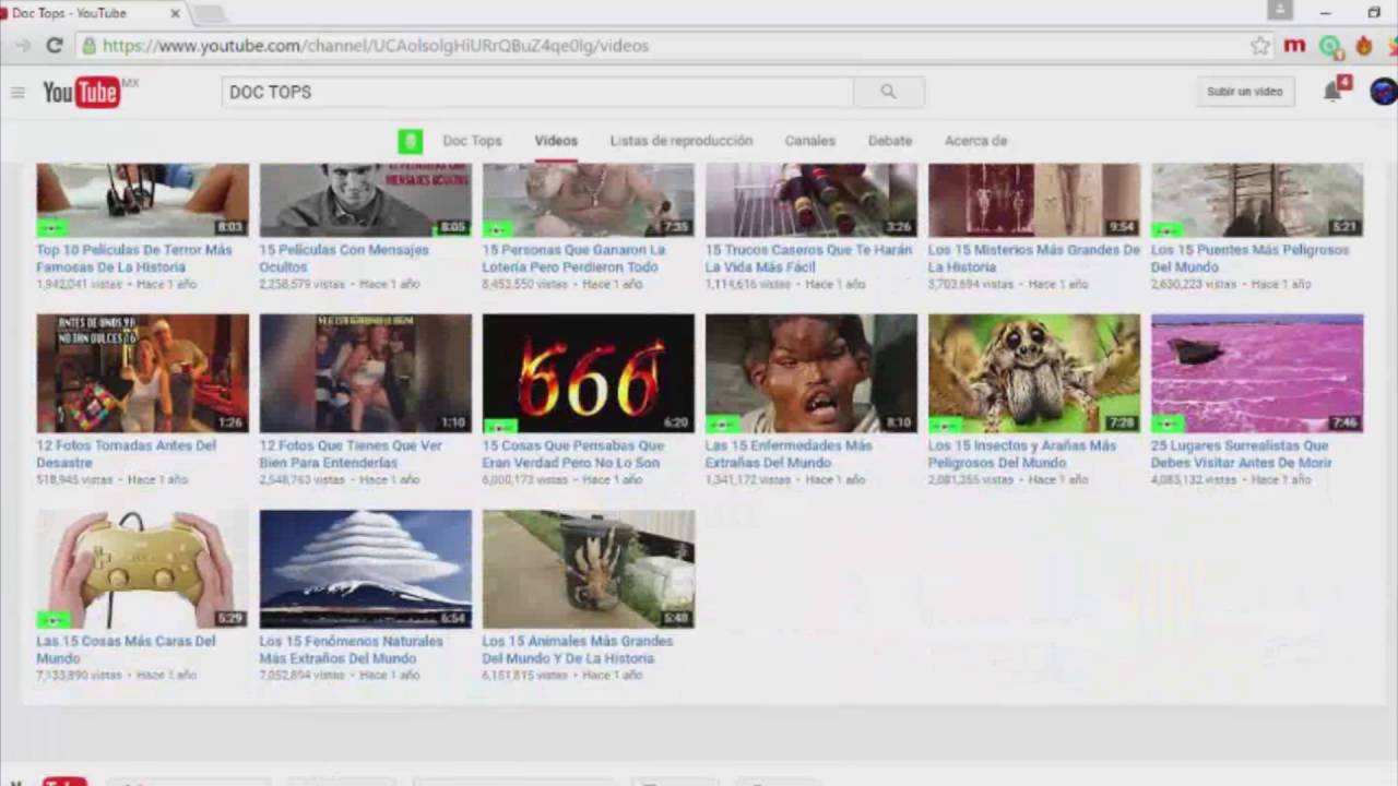 QUIEN ES DOC TOPS Y SU VERDADERA CARA - YouTube