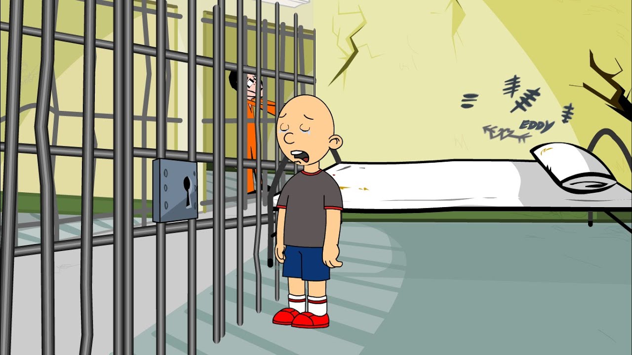 Bald Caillou gets Classic Caillou Arrested/Grounded Big Time - YouTube