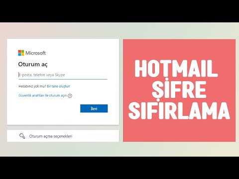 Hotmail Şifremi Unuttum | Hotmail Şifre Sıfırlama | Microsoft Hesabı Şifremi Unuttum