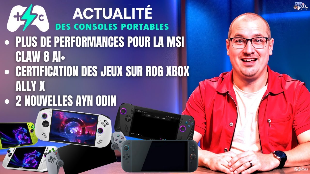 MSI Claw 8AI+: 30% de perf en plus, Certification Rog XBOX Ally et Ayn ...