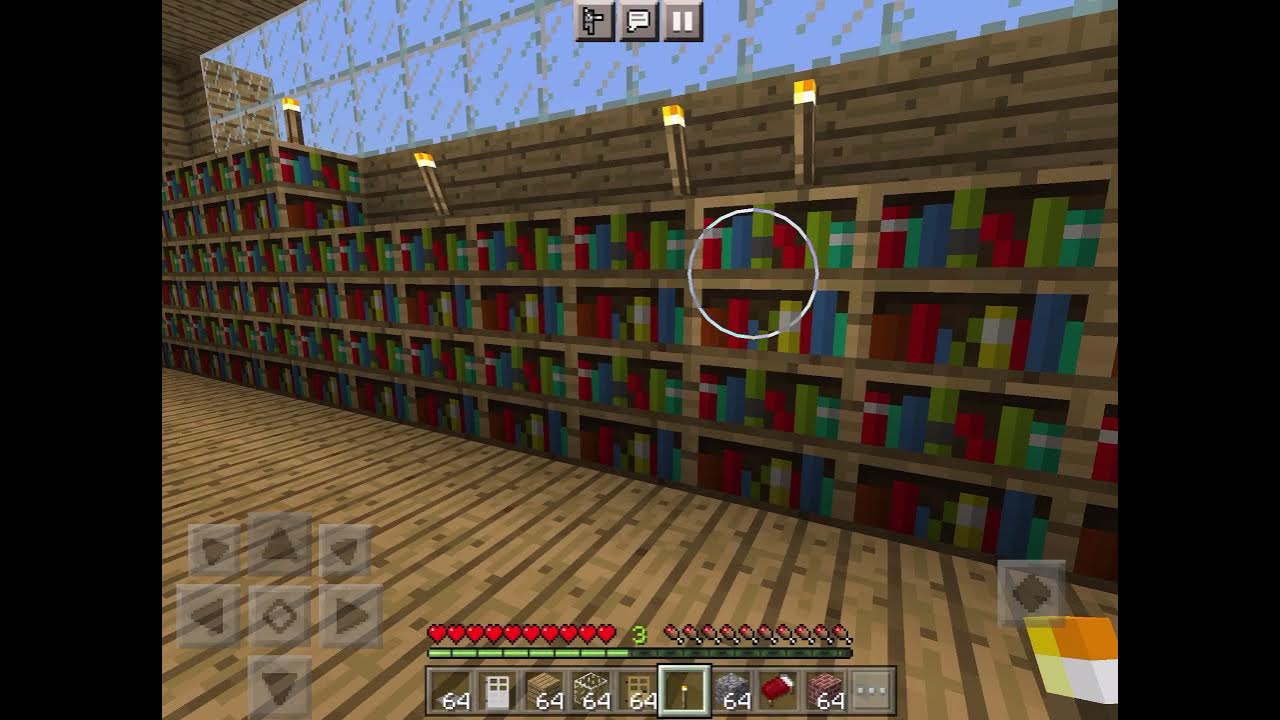 Touring the first minecraft tutorial world (TU1-3) - YouTube