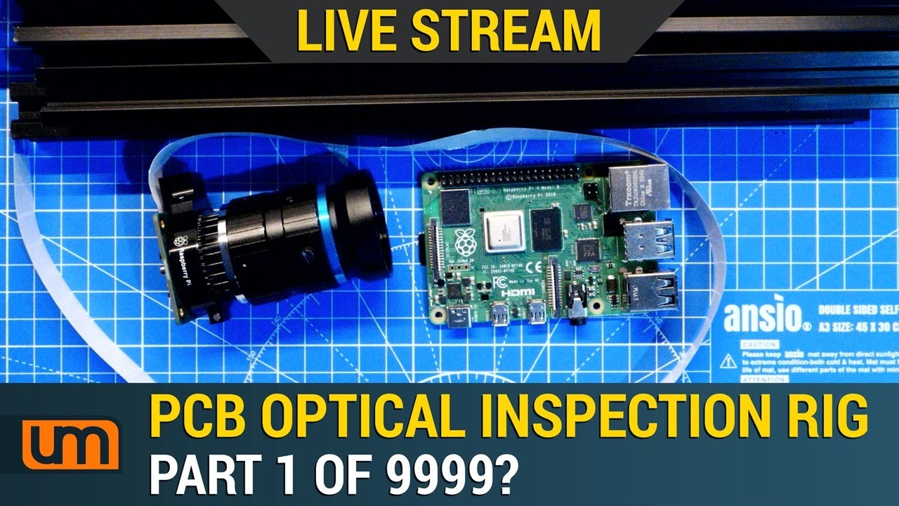 LIVE: PCB Optical Inspection Rig - Part 1 - YouTube