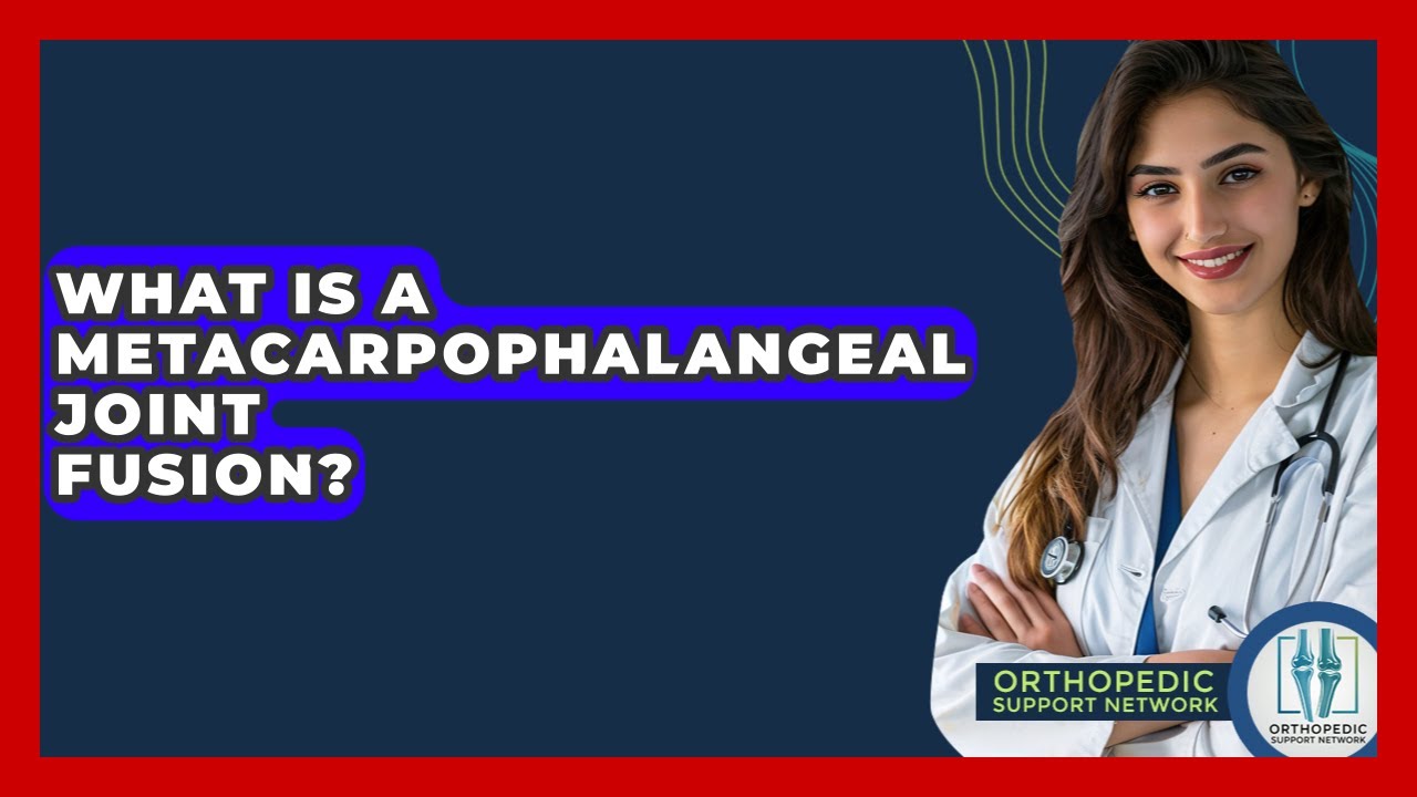 What Is A Metacarpophalangeal Joint Fusion? - Orthopedic Support ...