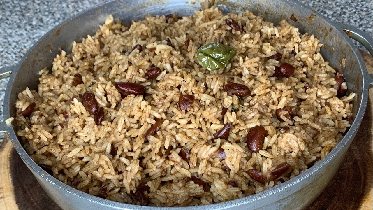 THE PERFECT RED BEANS AND RICE STEP BY STEP |RICE AND PEAS HAITIAN ...