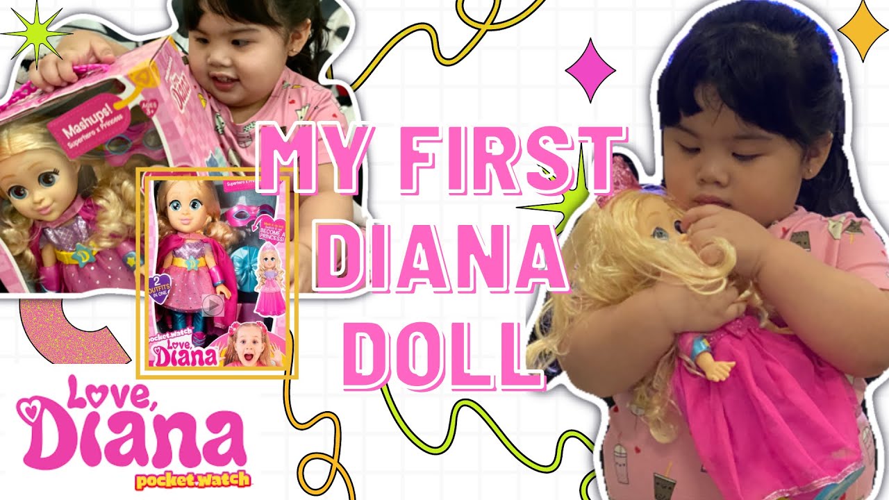 MY FIRST DIANA TOY DOLL | Lolo's birthday gift | The Perea Family - YouTube