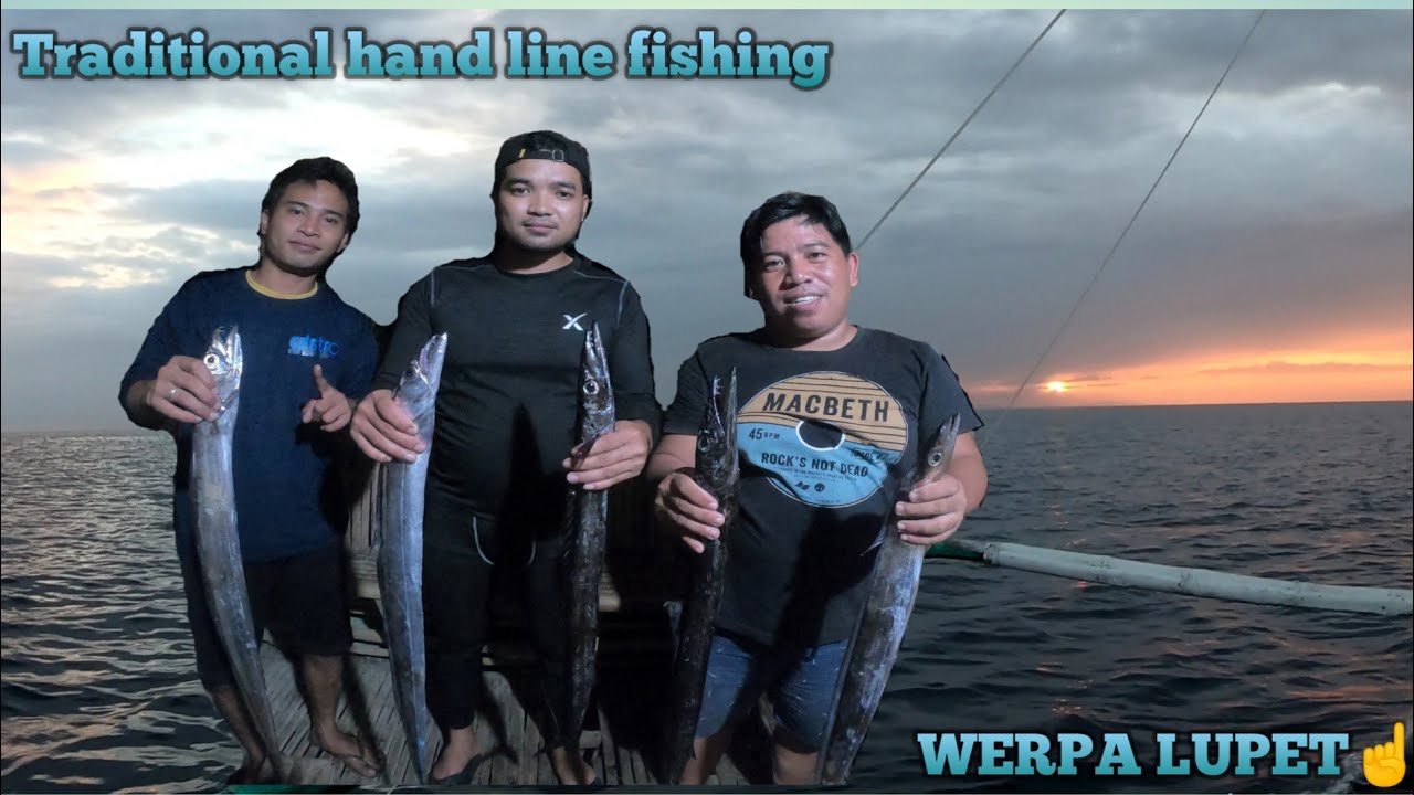EP.7 Traditional Handline Fishing To Catch Liwit-liwit l Catch And Cook ...